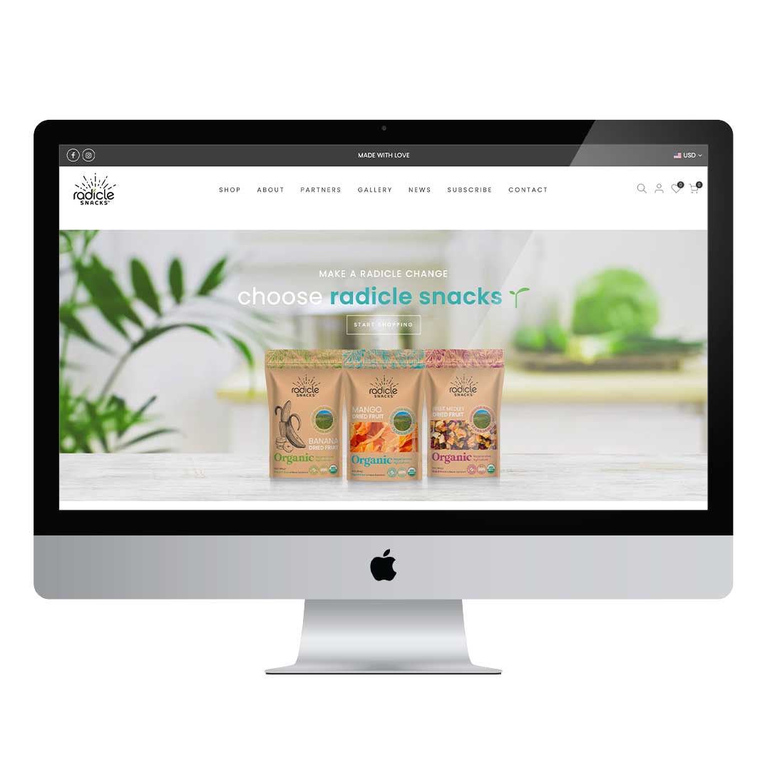 A Sweet New Look for Radicle Snacks - Mash Creative Co.